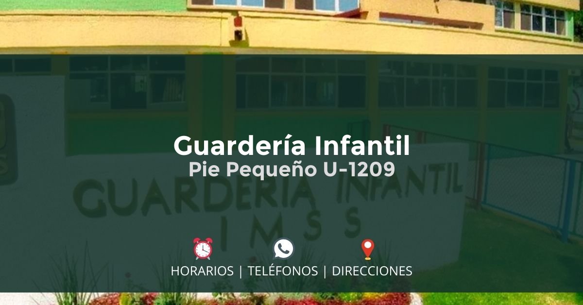 ᐅ Guardería Infantil Pie Pequeño U-1209 ️ 2026 】
